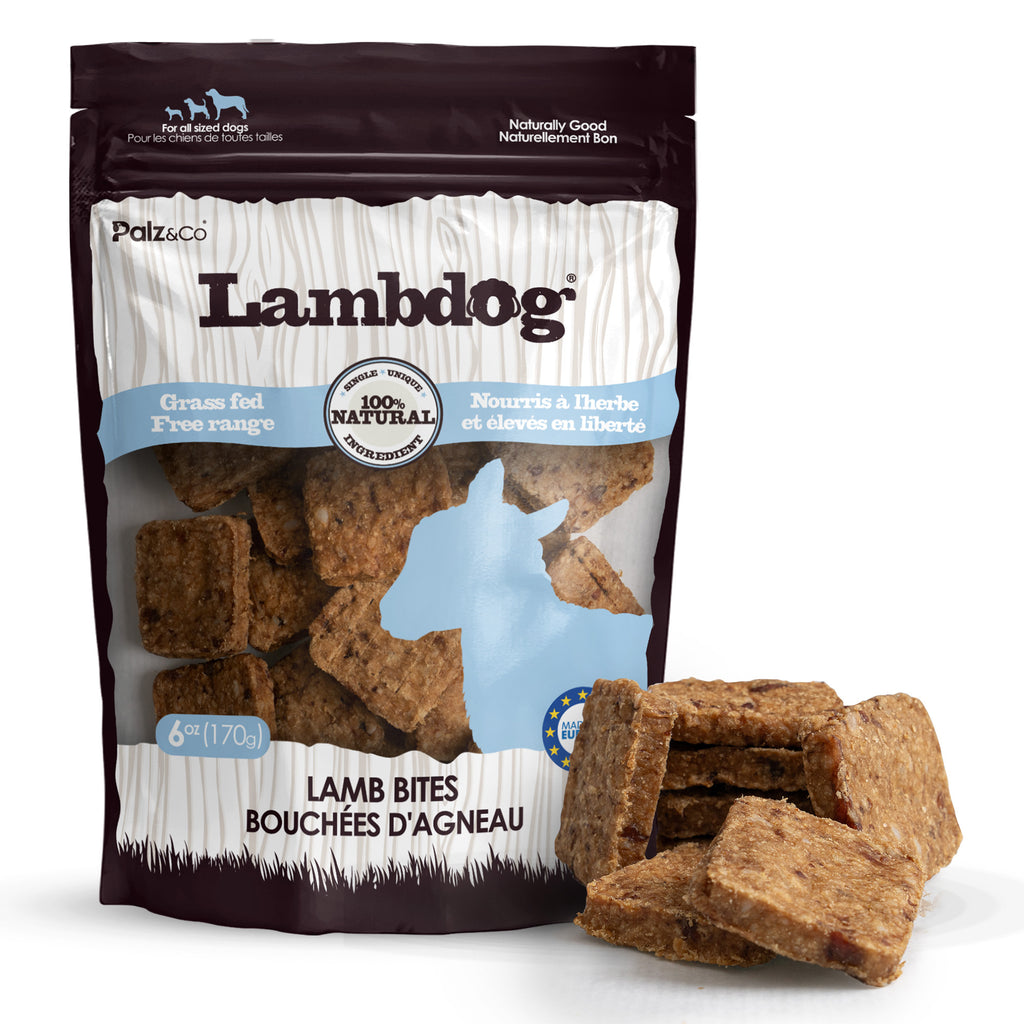 Lambdog Lamb Bites All Natural Dog Chew Treats, 6 oz