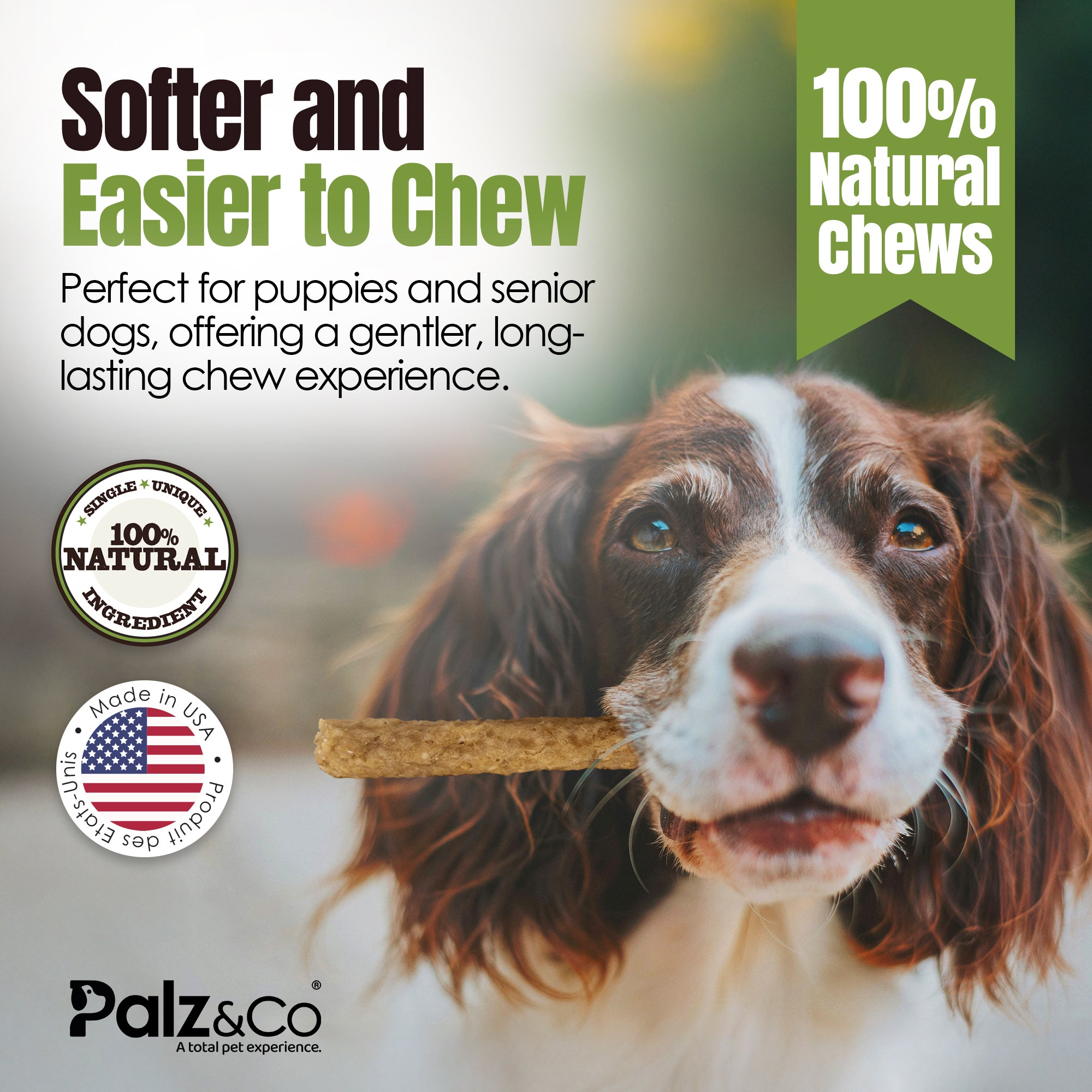 Moodog Granulated Corium Collagen Chew Sticks – Palzandco