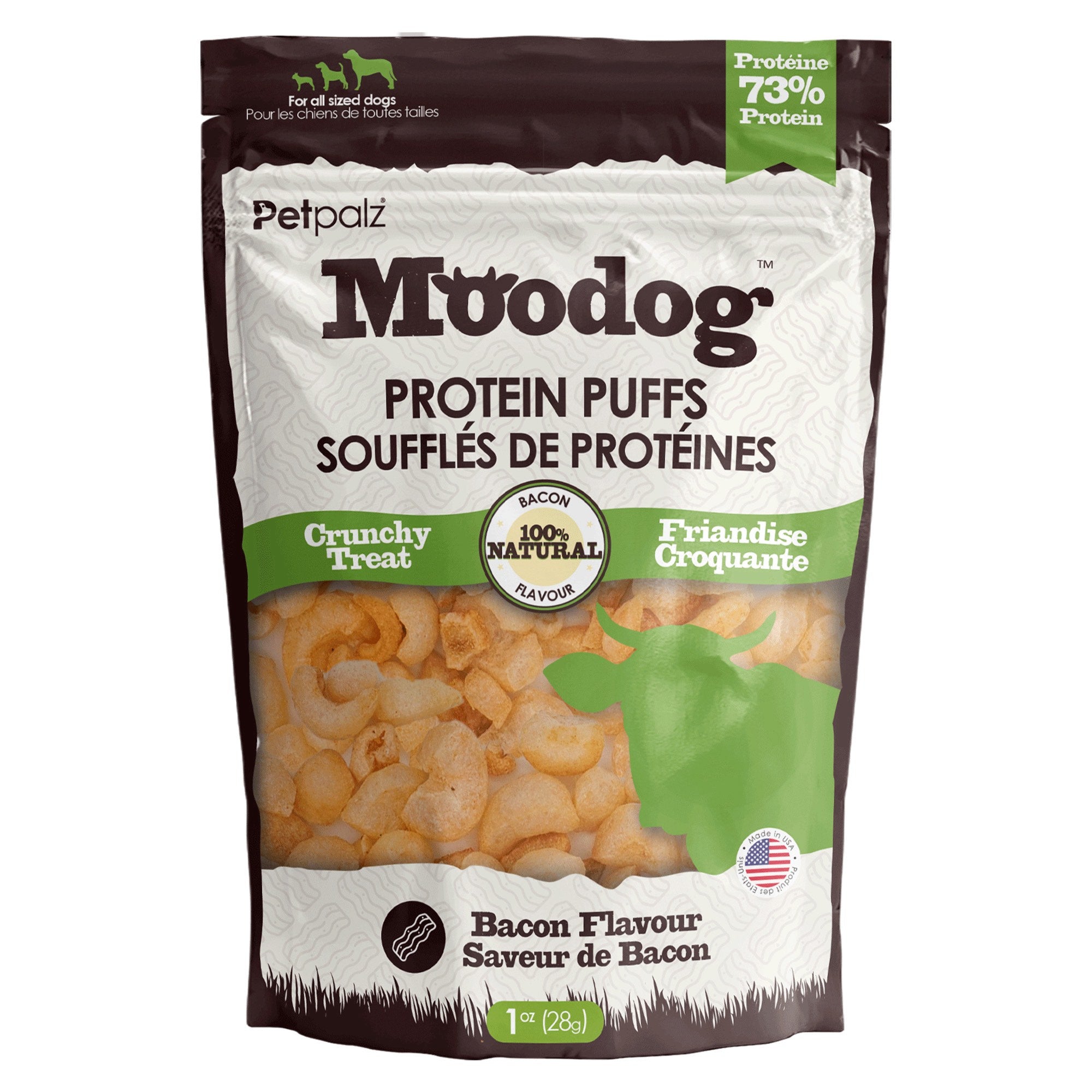 Palzandco Moodog Protein Puffs, 1 oz