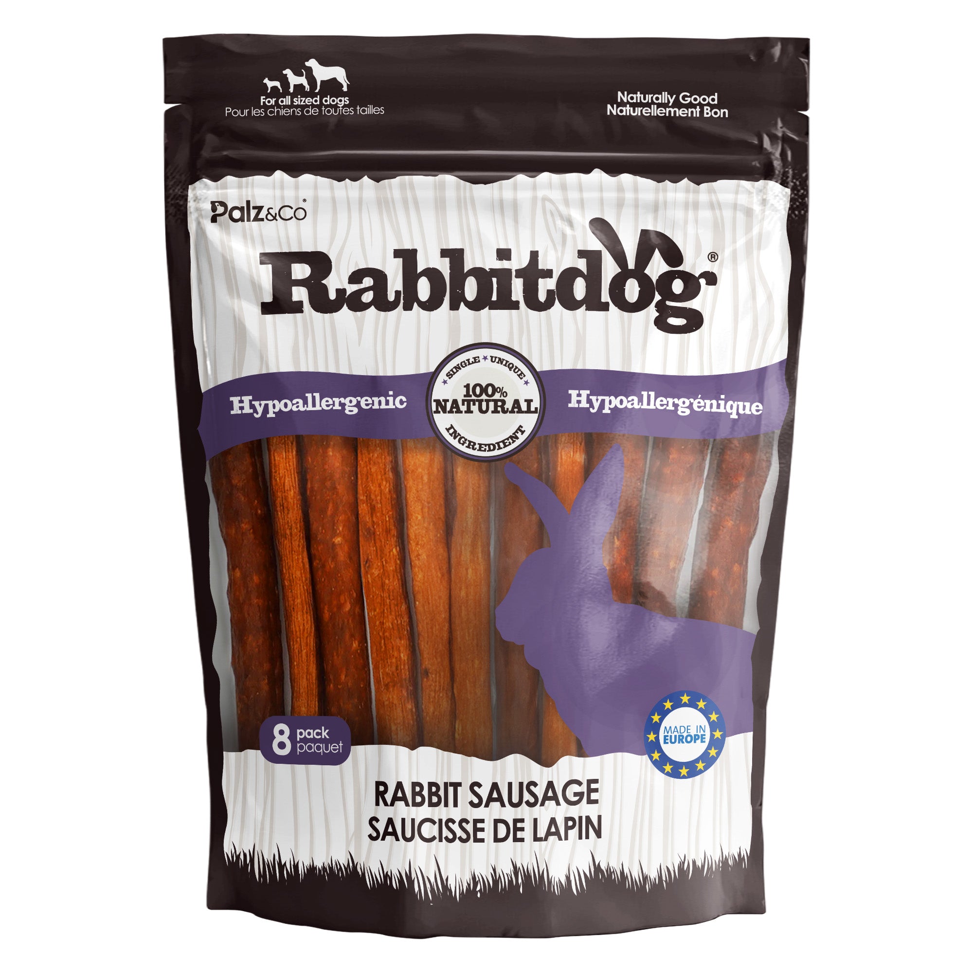 RabbitDog Rabbit Sausage Dog Treats - Healthy & Tasty – Palzandco